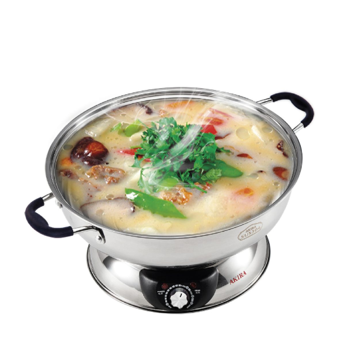 AKIRA 5L Electric Heating Pot Stainless Steel KL-S42/SG MAX - INTRACORP ...