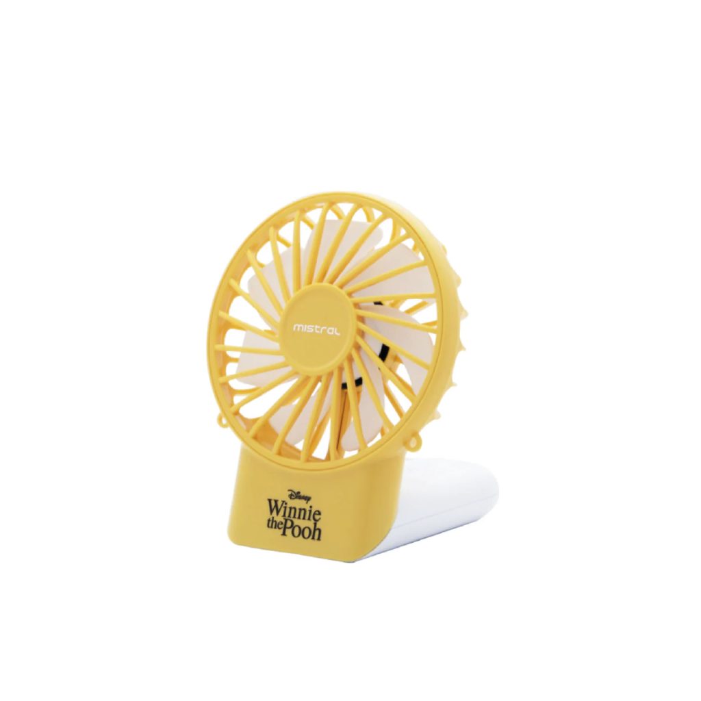 MISTRAL Disney 7″ Rechargeable Fan – Pooh MRF500-PH - INTRACORP SDN BHD