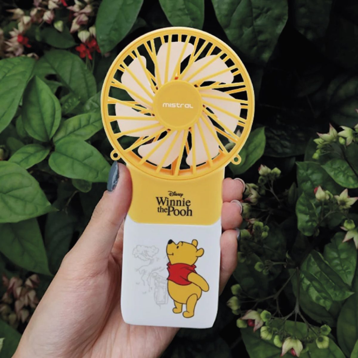 MISTRAL Disney 7″ Rechargeable Fan – Pooh MRF500-PH - INTRACORP SDN BHD